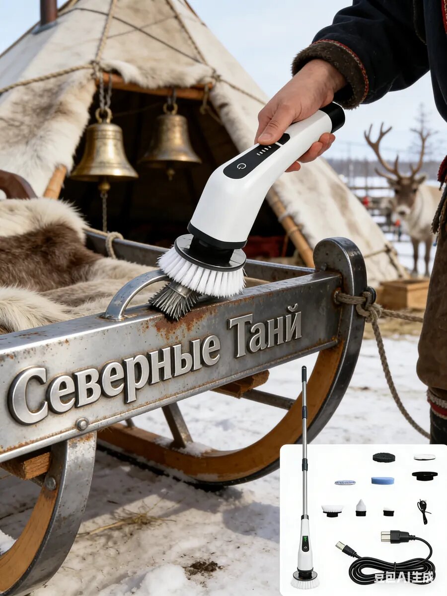 Беспроводная щётка для уборки Electric Spin Scrubber