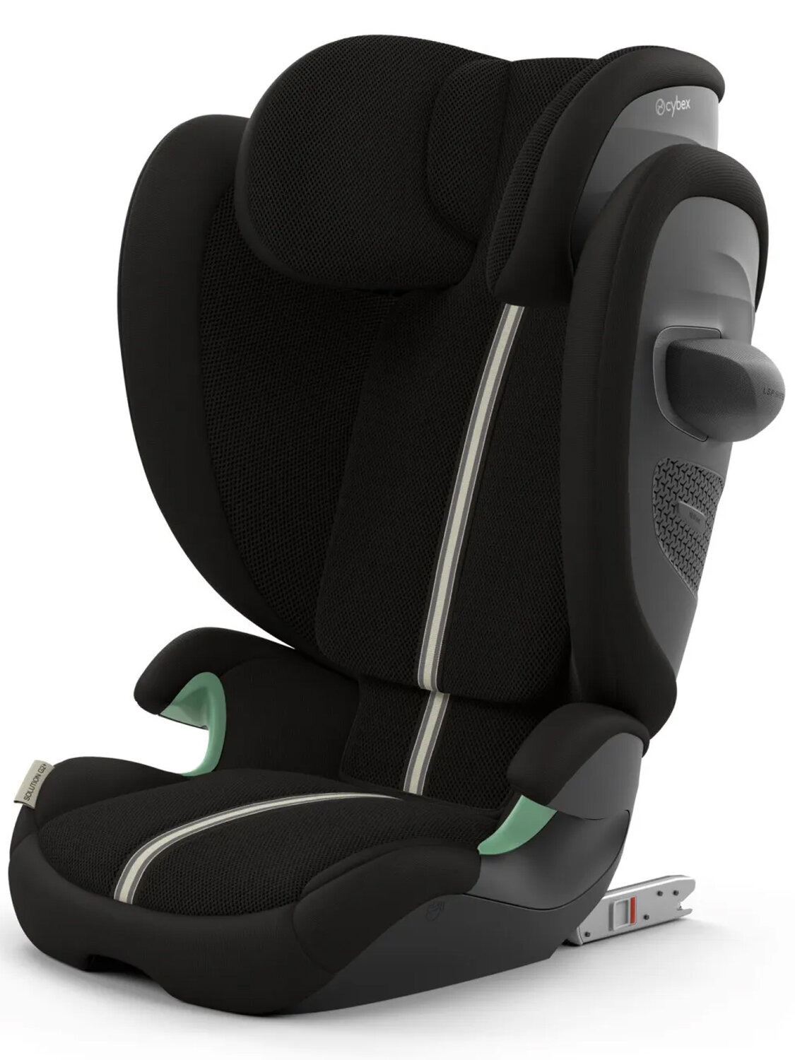 Автокресло 2/3 CYBEX Solution G2 Plus Moon Black, от 3 до 12 лет, 15-36 кг (100 до 150 см), ISOFIX, черный