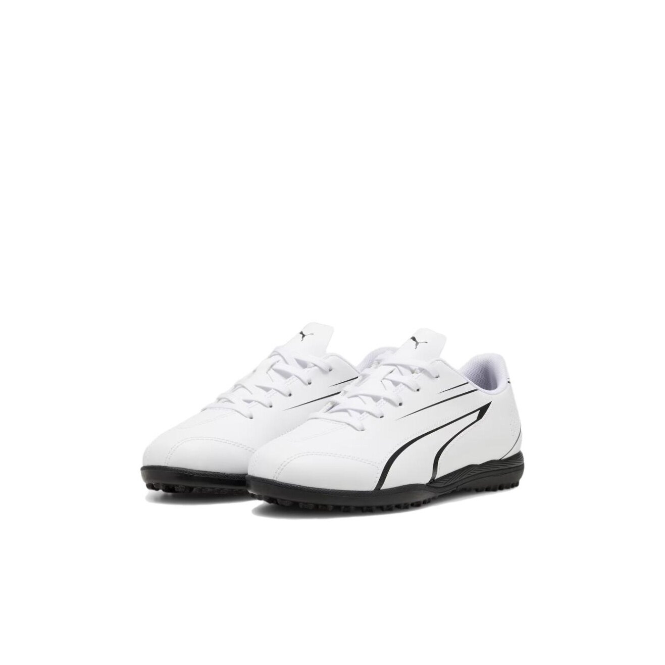 Бутсы PUMA, размер EU 33 стопа (20,0CM), белый/черный — фото 1