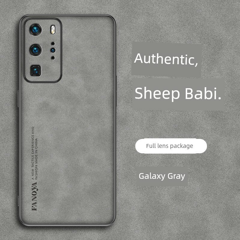 Защитный чехол для Huawei P40 Pro+, цвет галактический серый, узкий и ударопрочный для женщин