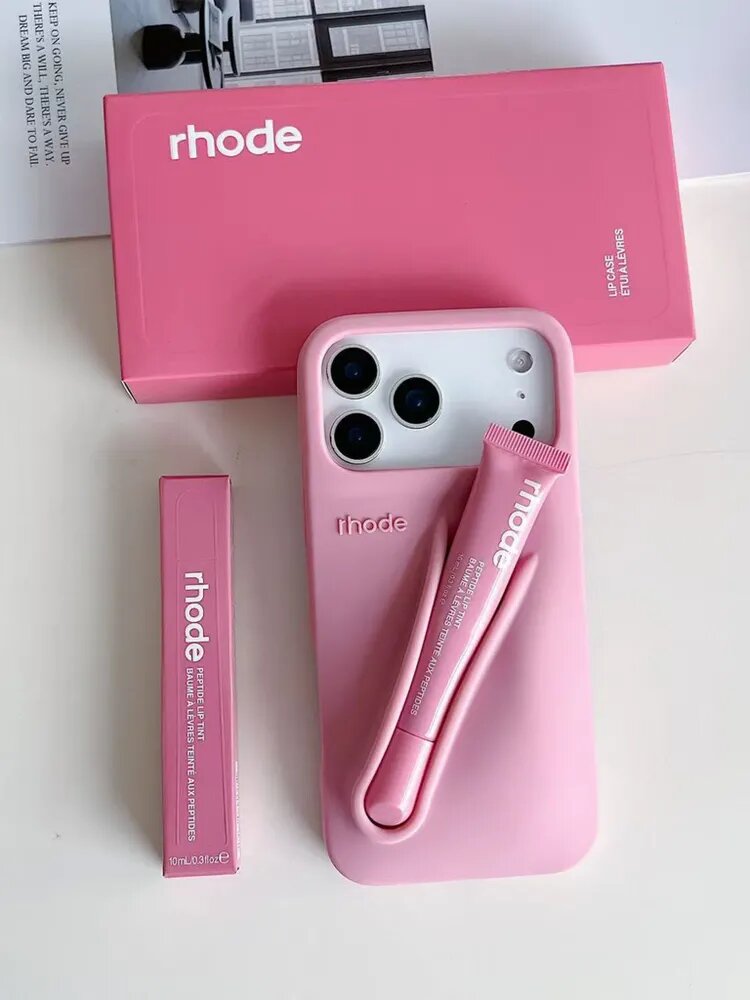 Чехлы для iPhone в стиле Род-Айленд +помада(iphone17pro)