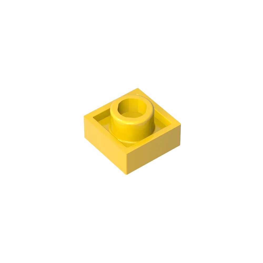 Желтый LEGO Brick 2x2 с отверстием (Yellow(030))