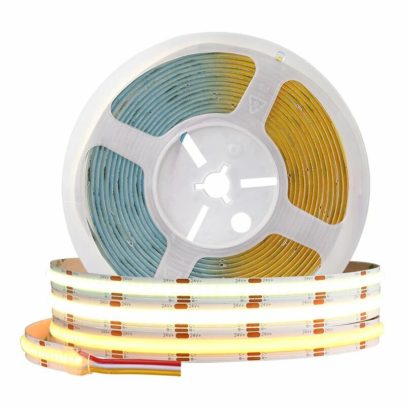 Светодиодная лента COB COXO 5м, 608 LED/м, 12V