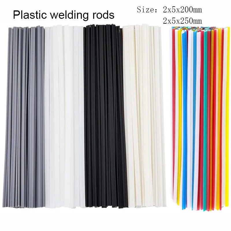 Пластиковые прутки для сварки ABS/PP/PVC/PE, 5x2мм, TypeC, 50шт