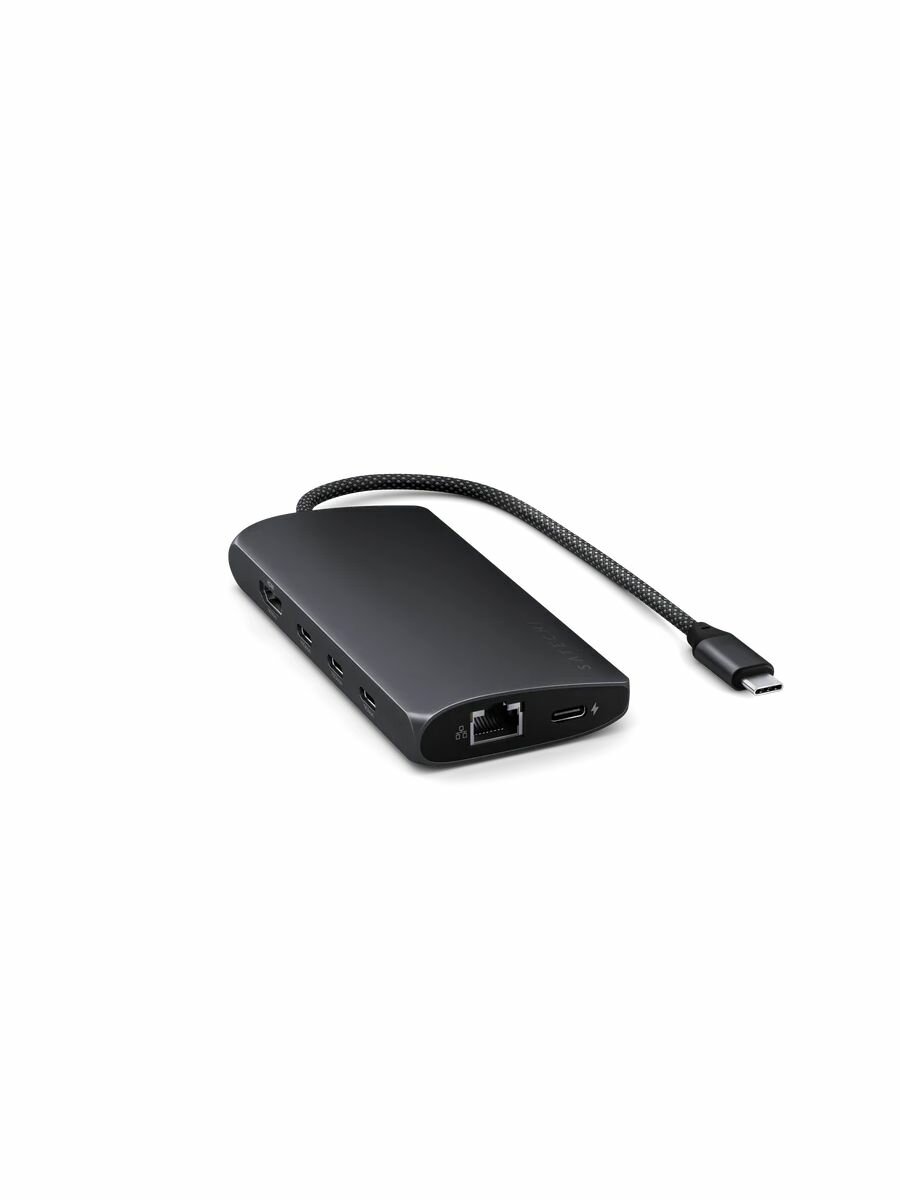 Док-станция Satechi ST-P8KED, для устройств с USB-C, Ethernet, SD/microSD