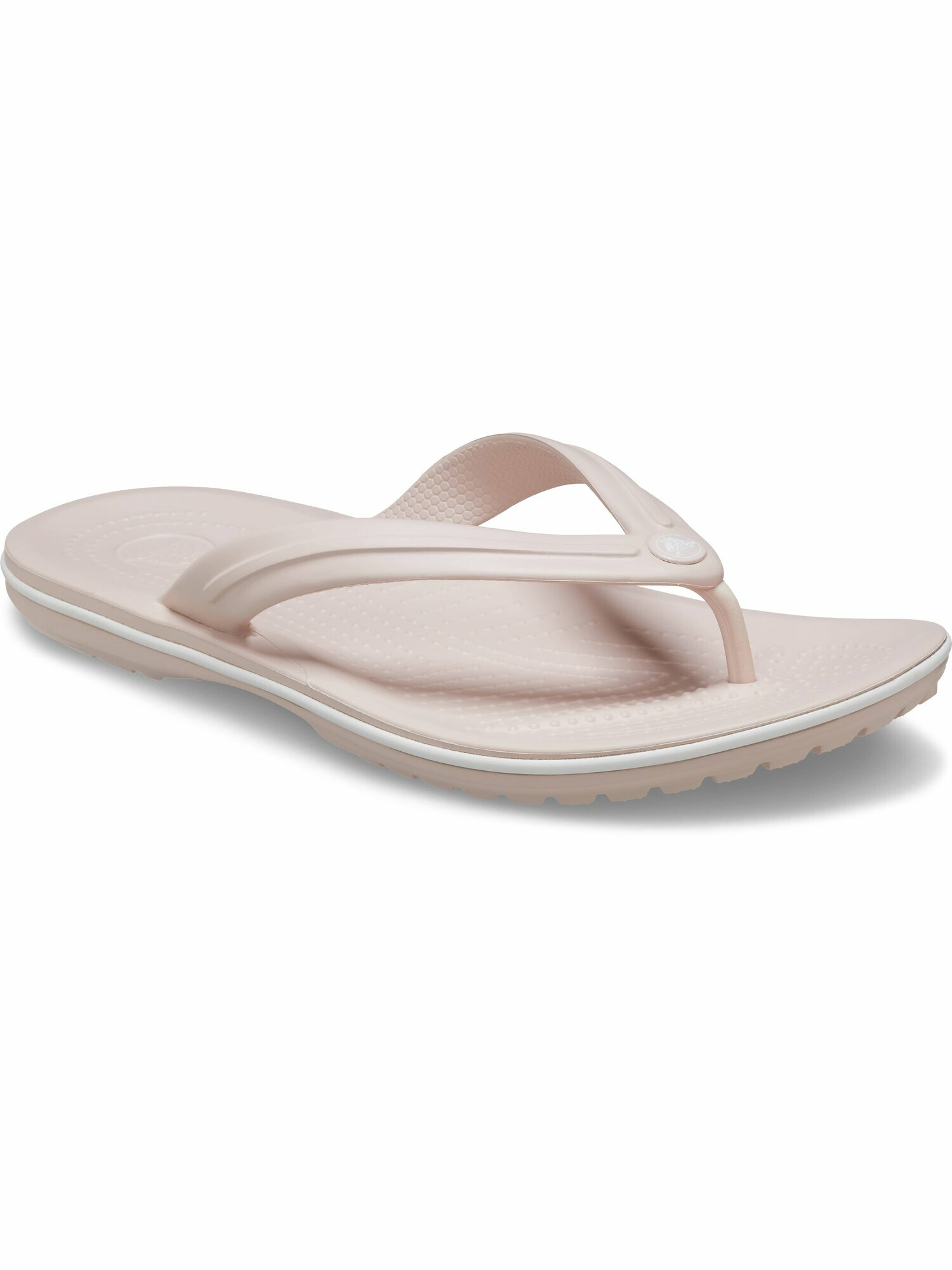 Сланцы Crocs Crocband Flip, размер M6/W8 US, светло-розовый — фото 1