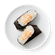 Онигири "Филадельфия" от midori, с лососем и сливочным сыром, 110 г