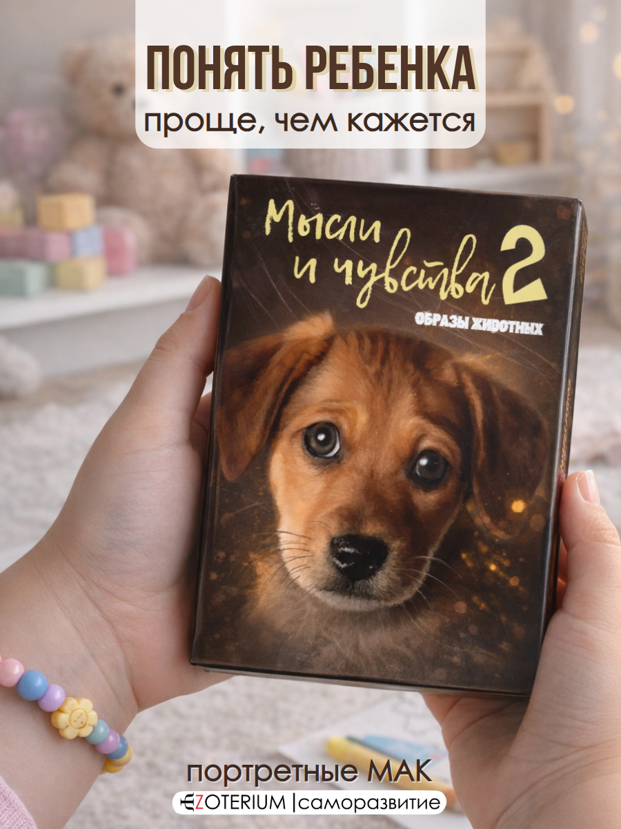 Метафорические универсальные ассоциативные карты МАК "Мысли и чувства 2" EZOTERIUM, 50 шт.