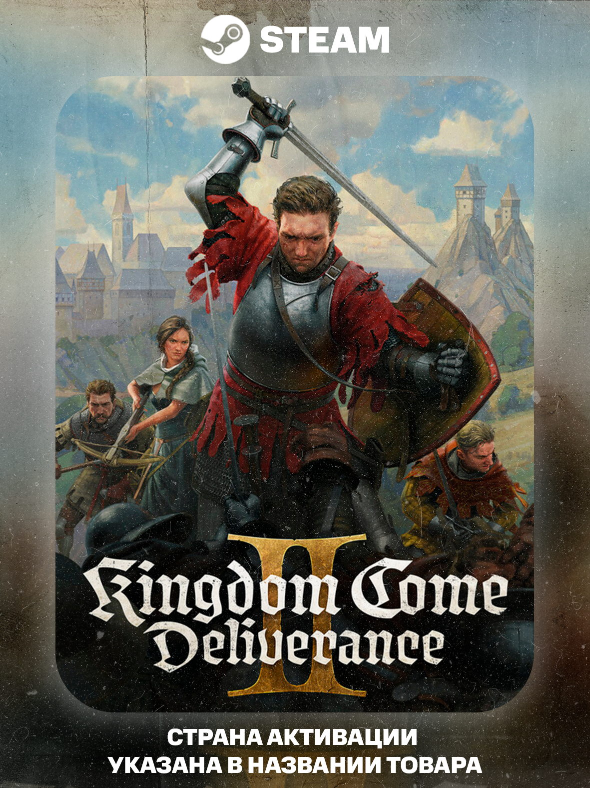 Игра Kingdom Come: Deliverance II Подарок для Steam PC (ПК) | Страна Активации Украина | Автовыдача