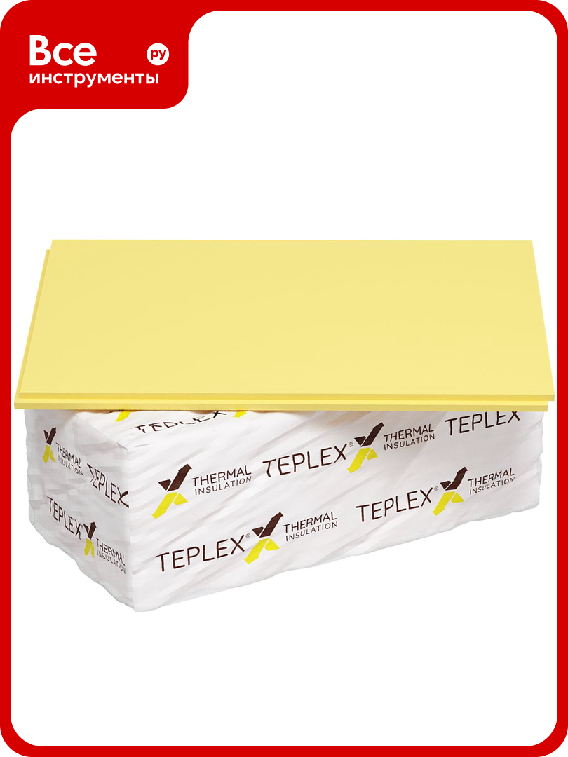 Экструдированный пенополистирол PENOPLEX теплекс 20х585х1185 TU0-0007488