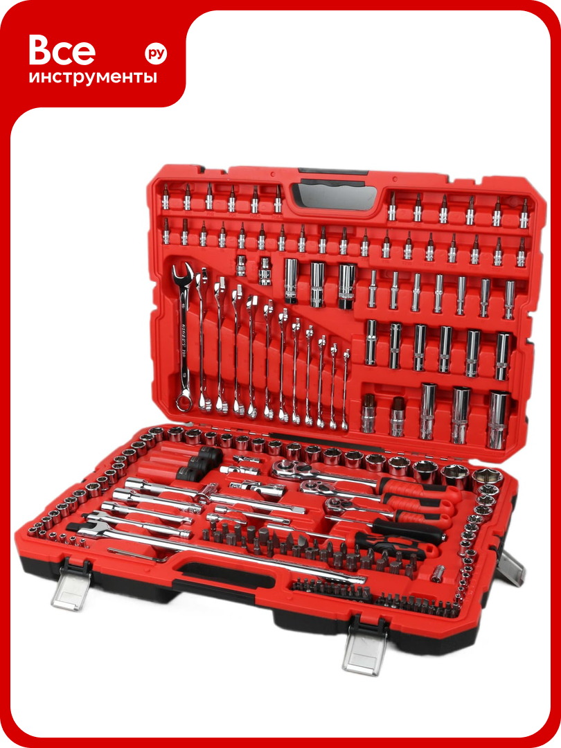 Набор инструментов 1/2, 3/8 и 1/4 219 предметов Gigant Professional GPS 219