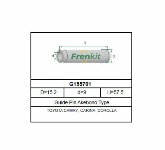 Направляющая суппорта FRENKIT G155701 Toyota Caldina At191, Ct19, Et196, St19 92-02