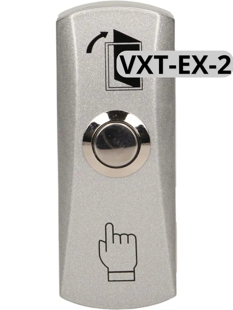 Кнопка выхода металлическая, накладная, но, VXT-EX-2M