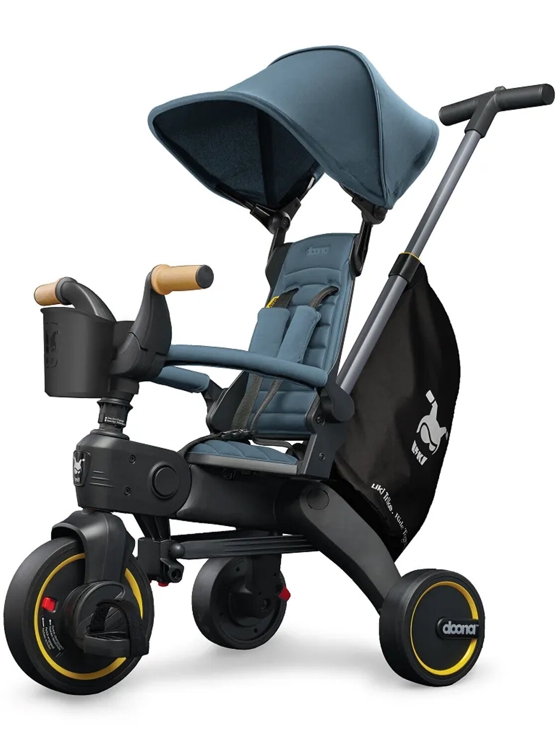 Велосипед - коляска 3-х колесный складной Doona Liki Trike S5 Ocean Blue