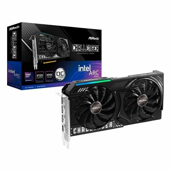 Видеокарта ASRock Intel Arc B580 Challenger OC 12Gb (B580 CL 12GO)