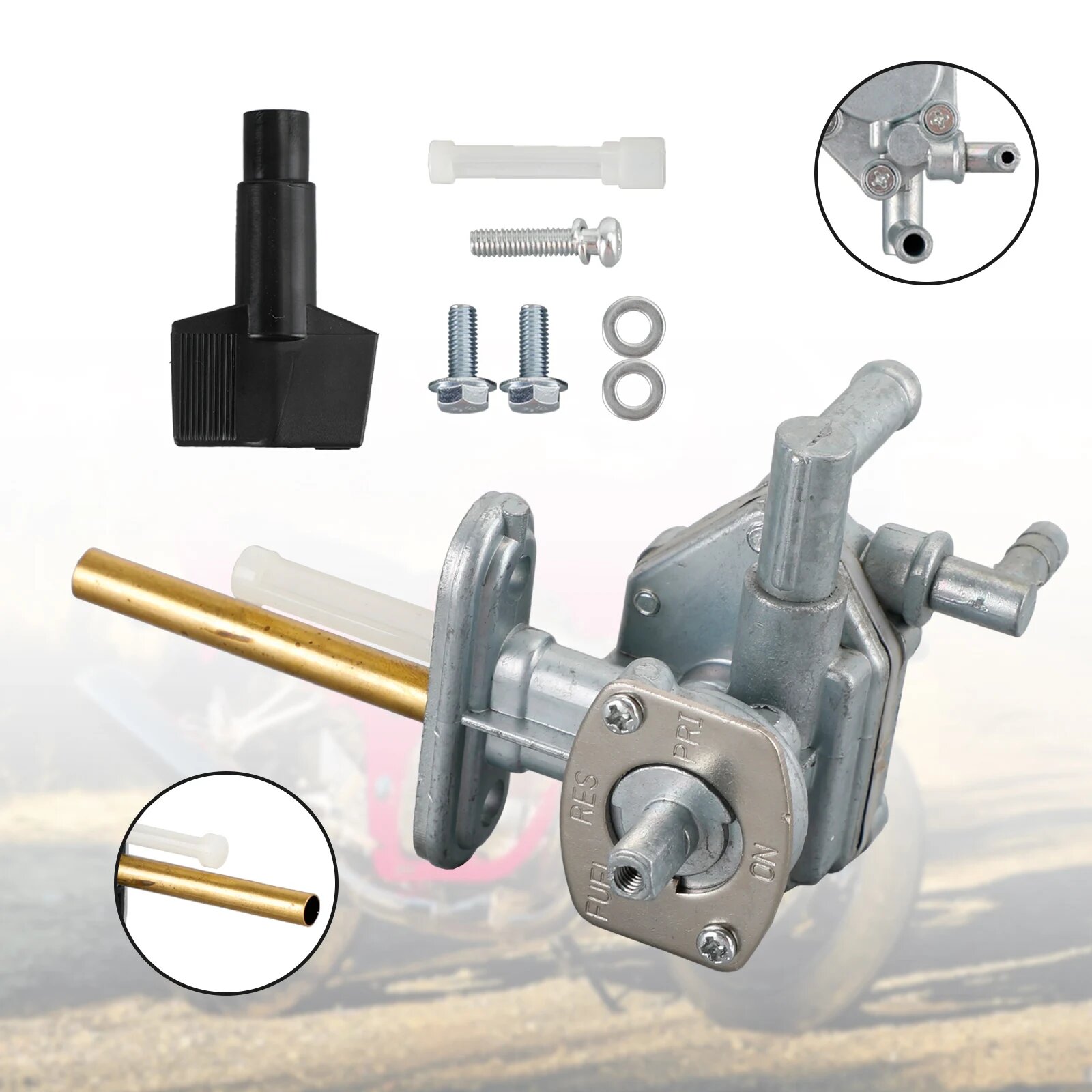 Areyourshop топливный клапан для бензобака Petcock подходит для Suzuki GSF600 GSF1200 44300-26E0 аксессуары для мотоциклов