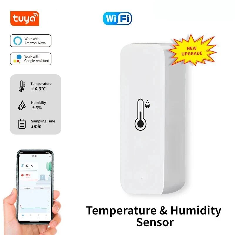Туя Wi-Fi термометр-гигрометр