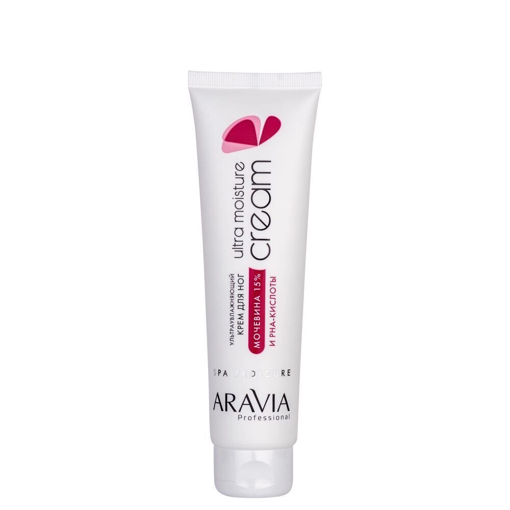 Aravia Крем для ног ультраувлажняющий с мочевиной 15% и PHA-кислотами Professional Ultra Moisture Cream 100мл
