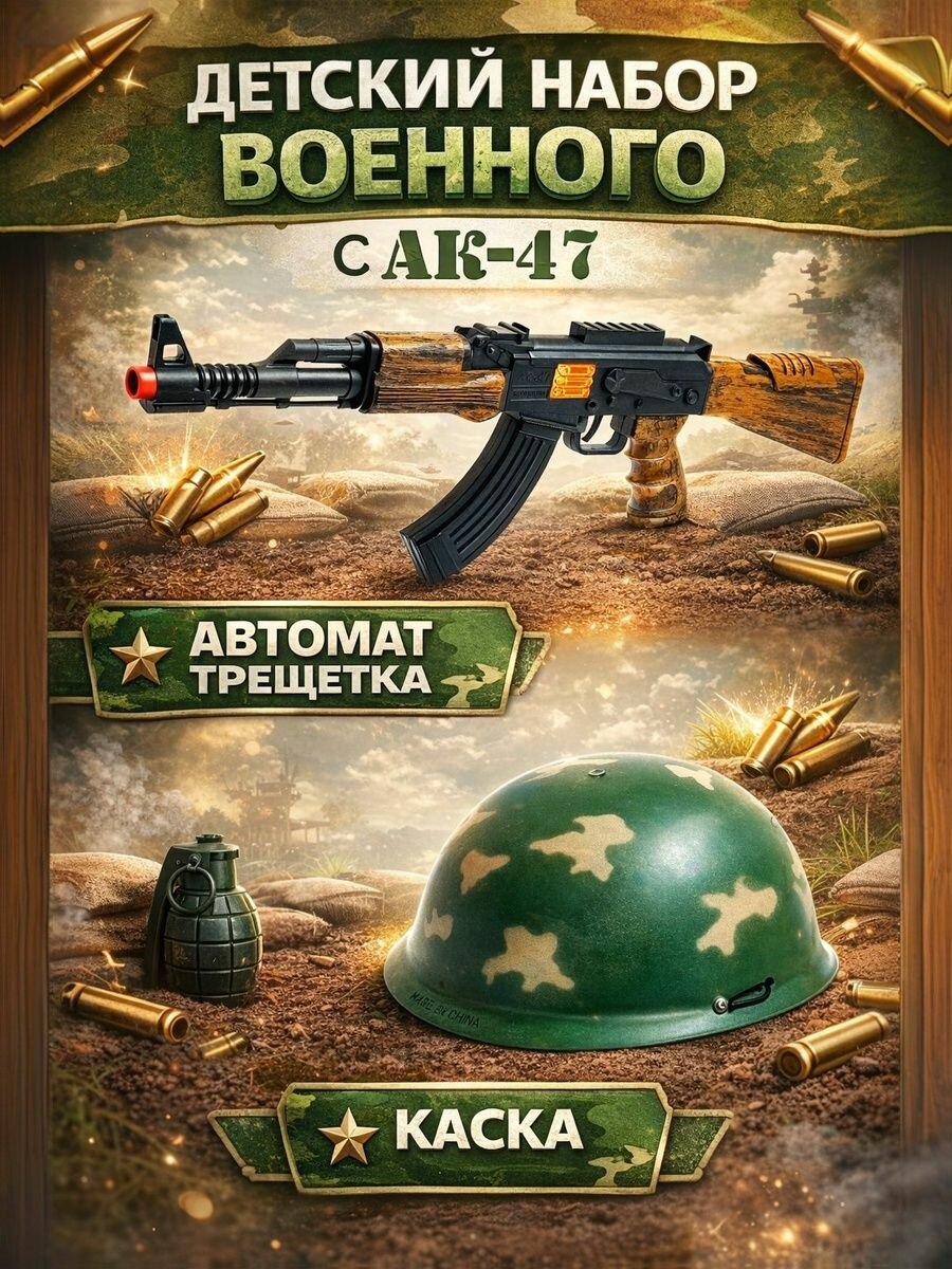 Набор военного "Отряд альфа", с АК 47, полицейские и шпионы