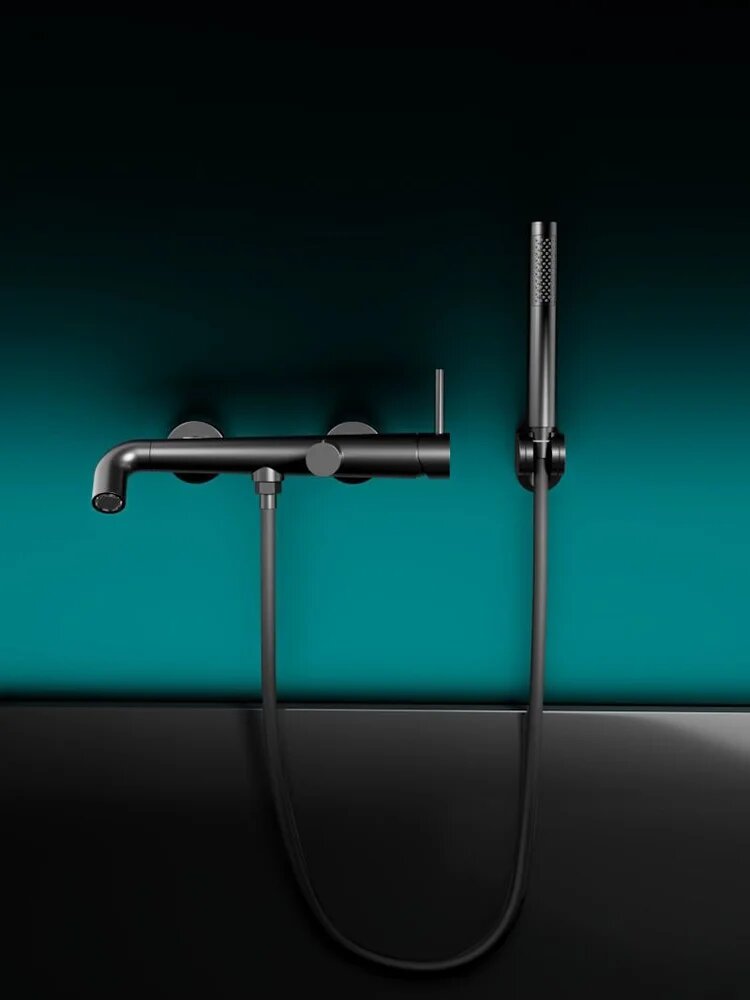 Cмеситель для ванны Knotlor SS-32/BL, черный