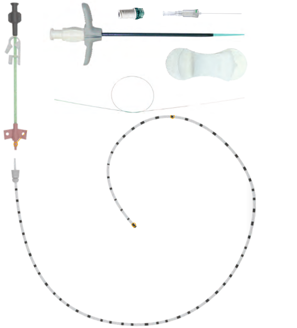 Vygon Lifecath CT PICC easy Педиатрический катетер тип ПИК с возможностью укорочения (V021292214, 4 Fr)