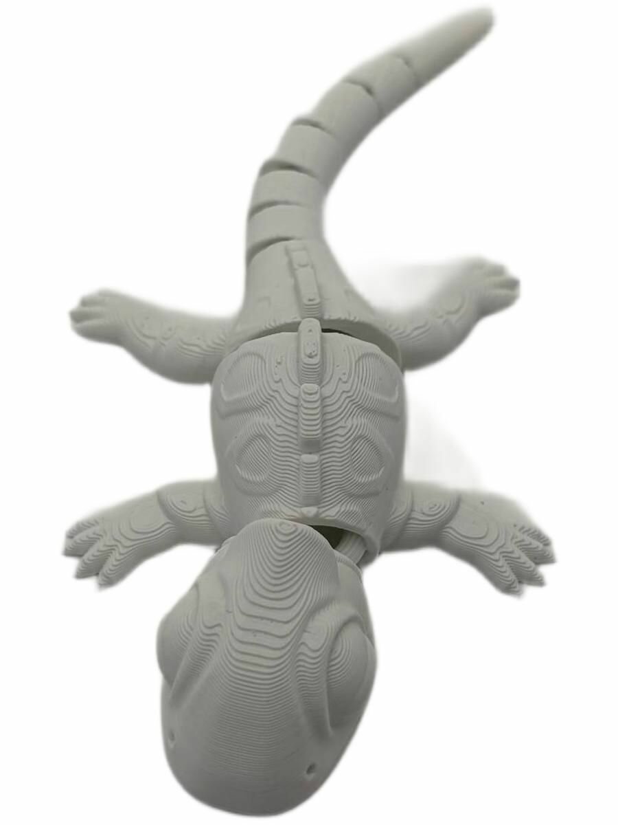 Гибкая фигурка ящерица, антистресс игрушка, подвижная рептилия, 3D печать, флекс игрушка