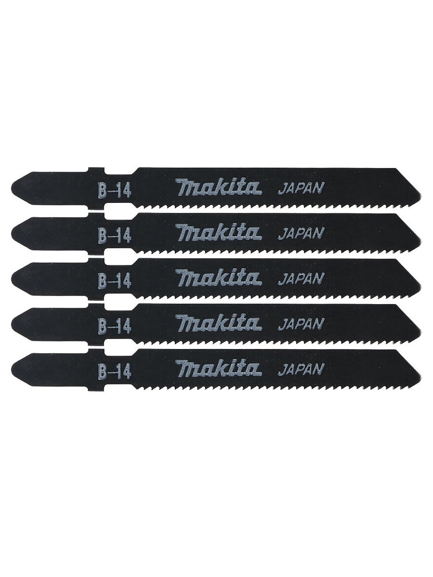 Пилка для лобзика В-14, 76х50х1,4 мм, 5 шт. по дереву Makita