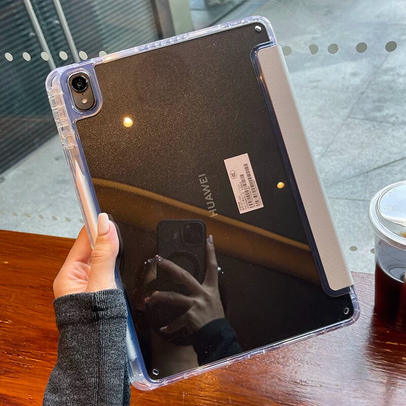 Чехол для планшета Huawei MatePad Air 11.5 дюймов с закаленным стеклом, серый