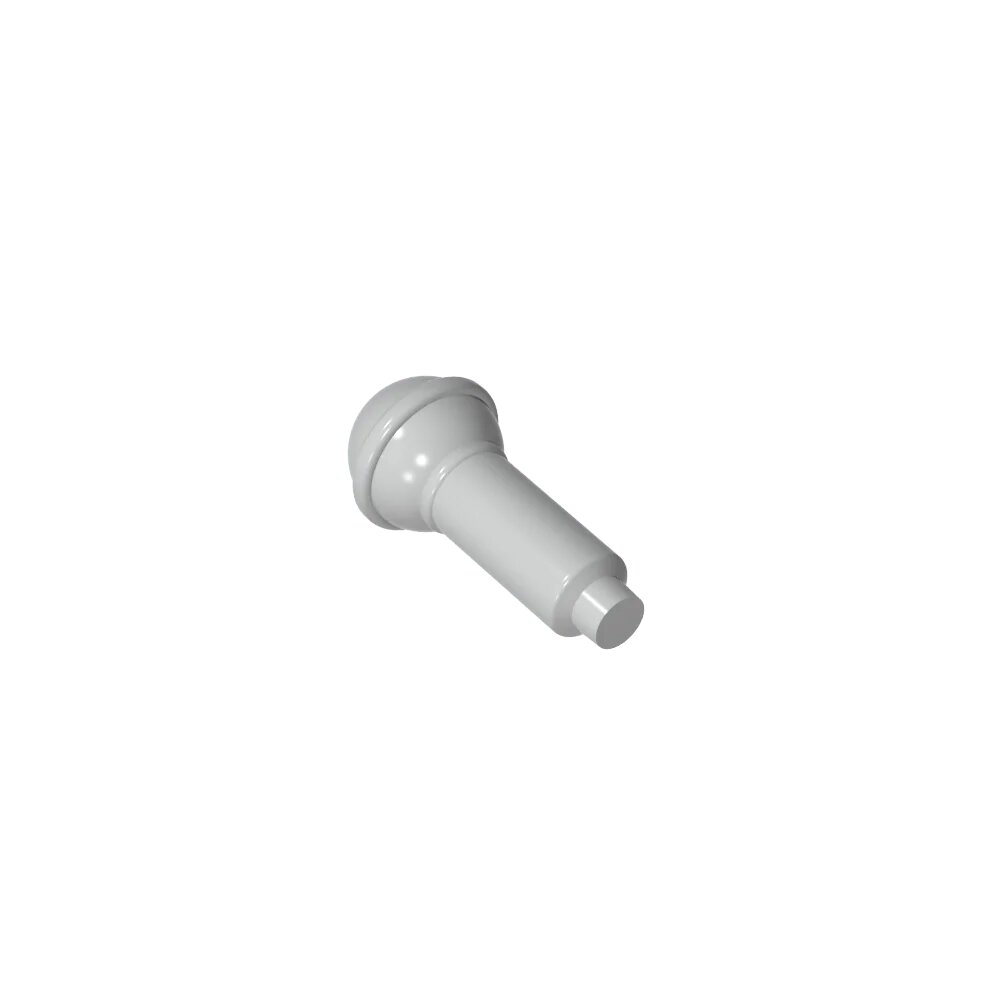 Белый строительный блок GOBRICKS GDS-2056, Цвет: 071