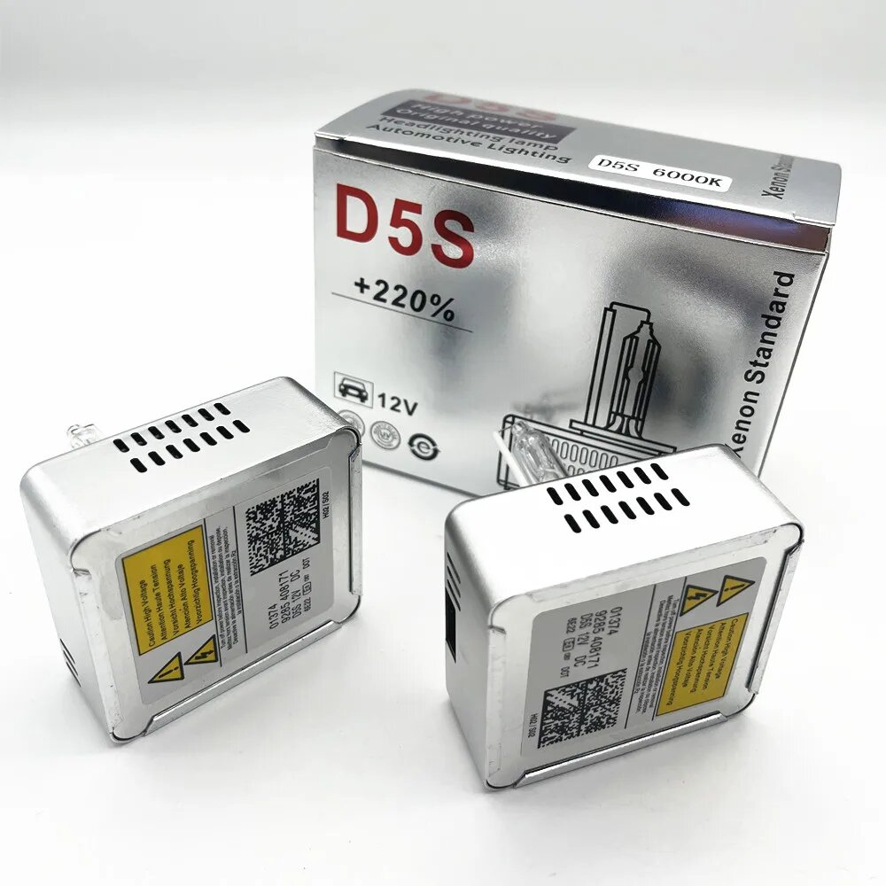 HID D5S лампа 4300K 2шт для фар GLOWTEC