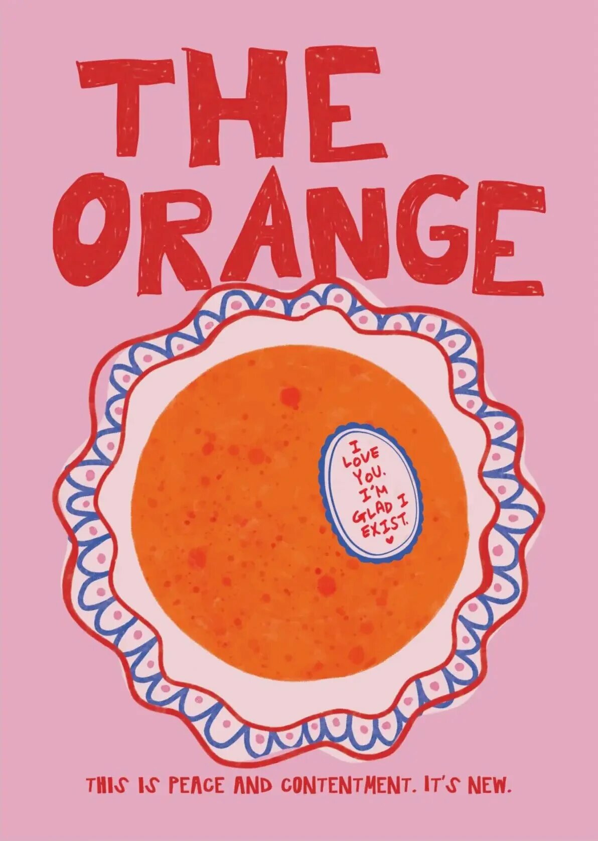 Плакат "The Orange" на холсте 30x40см, цвет 6