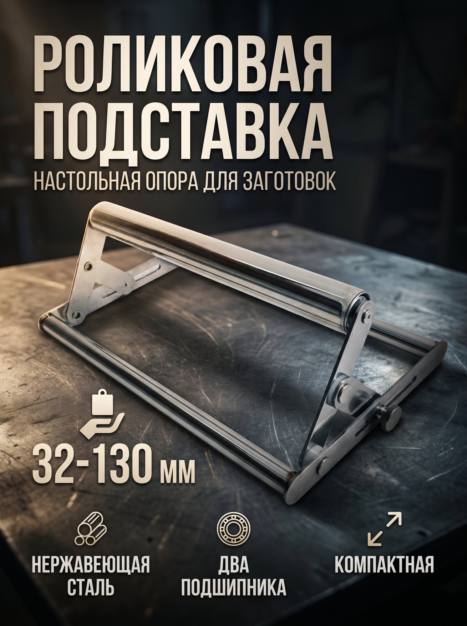Настольная роликовая подставка