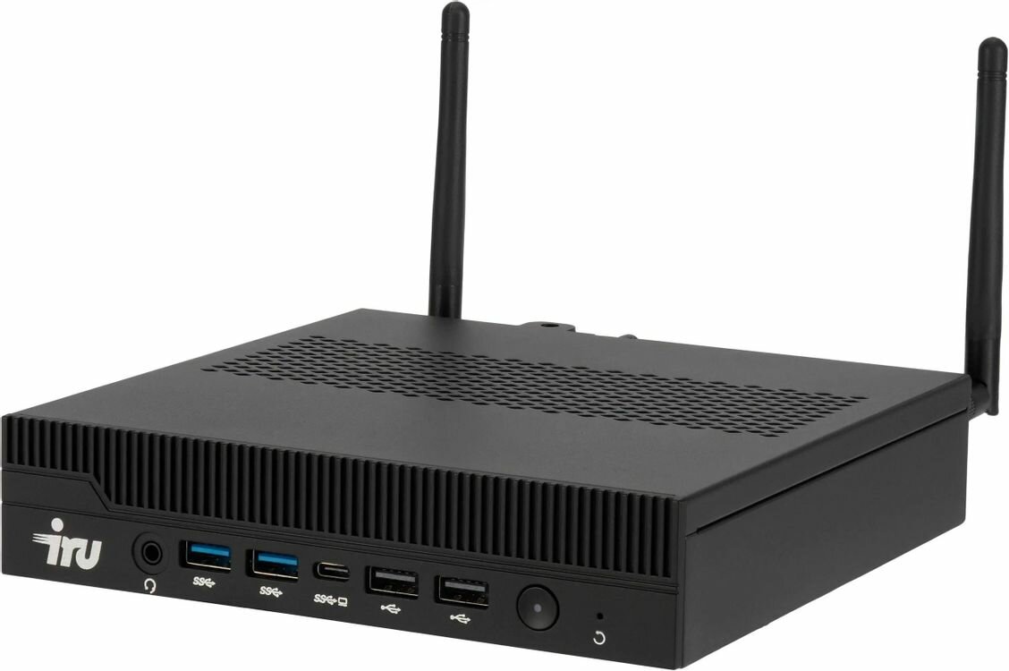 Неттоп iRU Tactio 310H6ITF Intel Core i5 12400, DDR5 16ГБ, 512ГБ SSD, Intel UHD Graphics 730, Windows 11 Pro, черный 2181207
