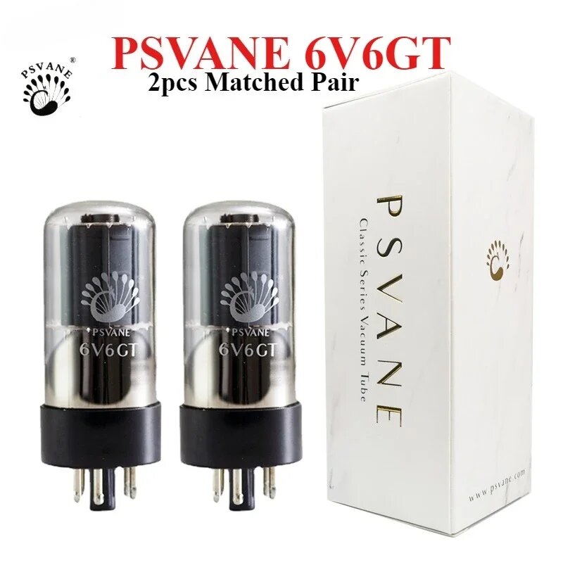 PSVANE 6V6GT Вакуумная лампа, 2шт Matched Pair