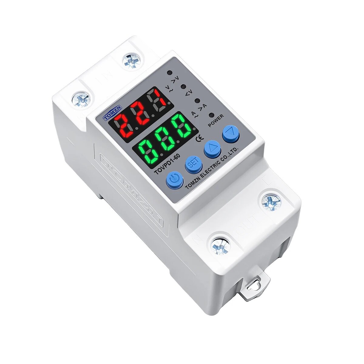 Автоматический выключатель TOMZN TOVPD1-60-EC, 230V, 40A, V A type — фото 1