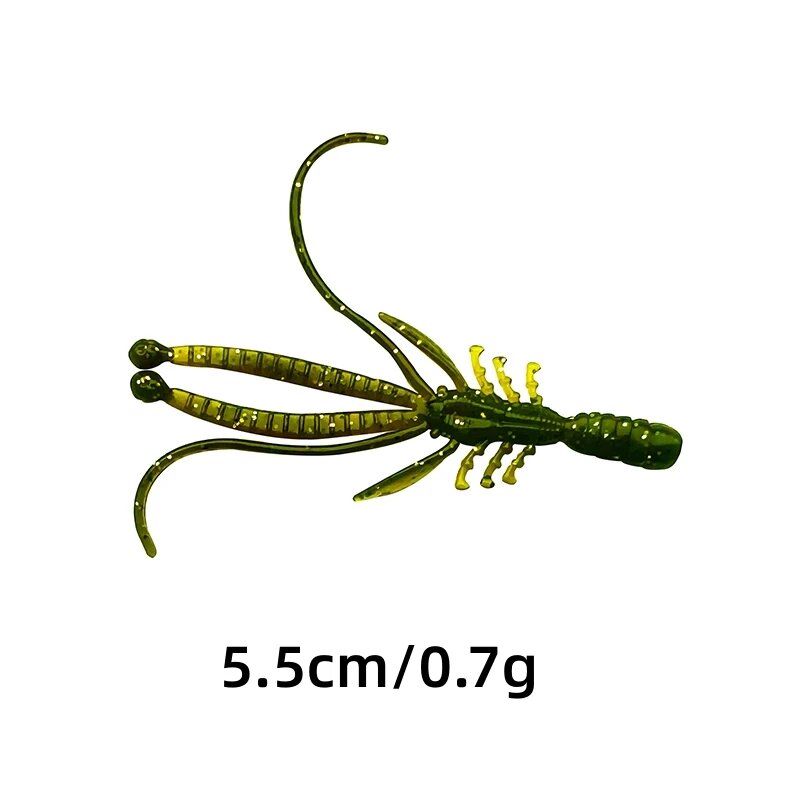 Искусственные рыболовные приманки ilure 55 мм 0,7 г 20 шт army green