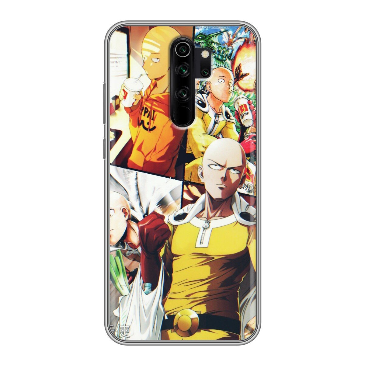 Чехол для Xiaomi RedMi Note 8 Pro с принтом Аниме One Punch (Сяоми Редми Ноут 8 Про)