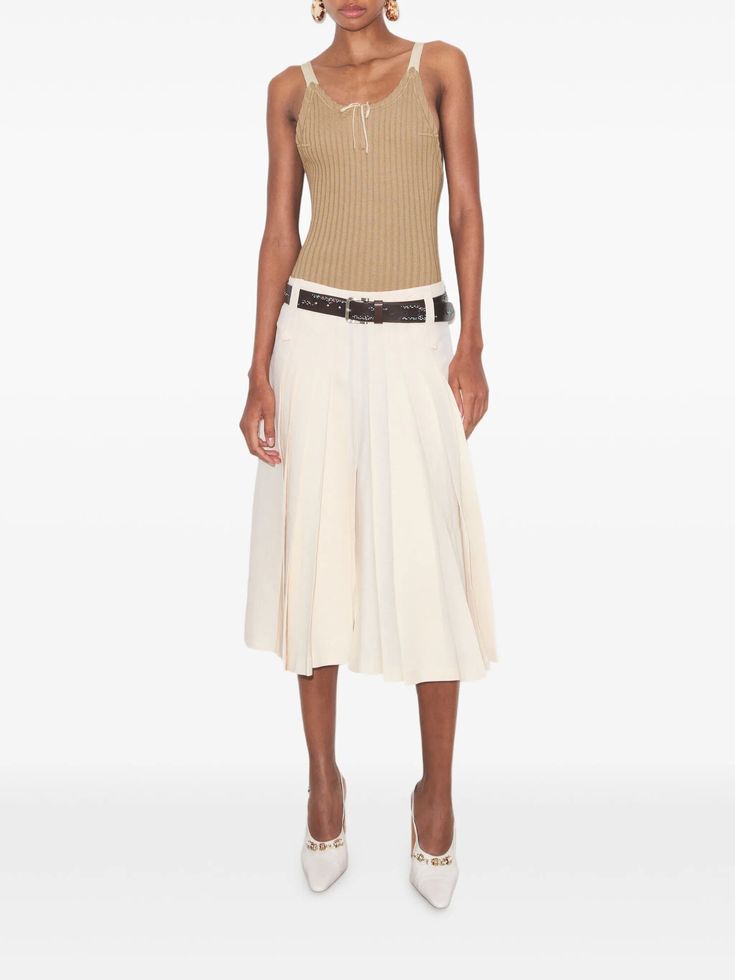 Юбка Tory Burch Pleated skirt, размер 4 — фото 1