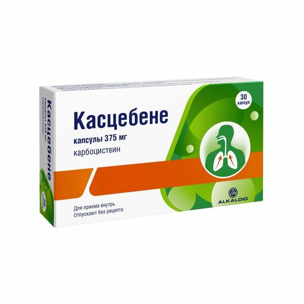 Касцебене капсулы 375мг 30шт