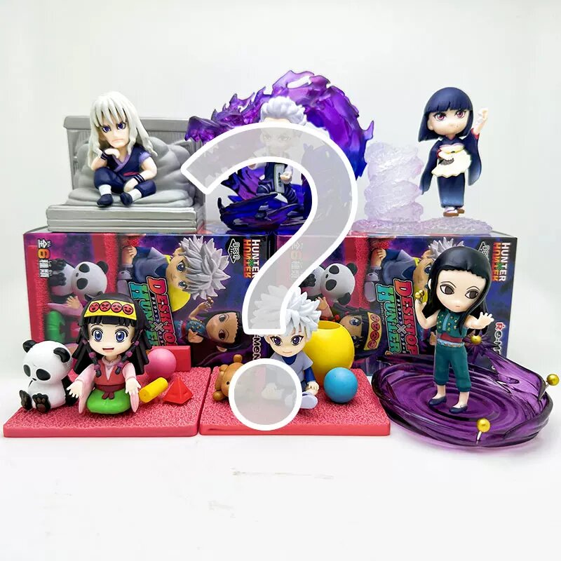 Hunter x Hunter 5-й набор случайная фигурка 1 шт. Новая, не вскрыта, 3-8 см миниатюрная коллекционная игрушка-подарок