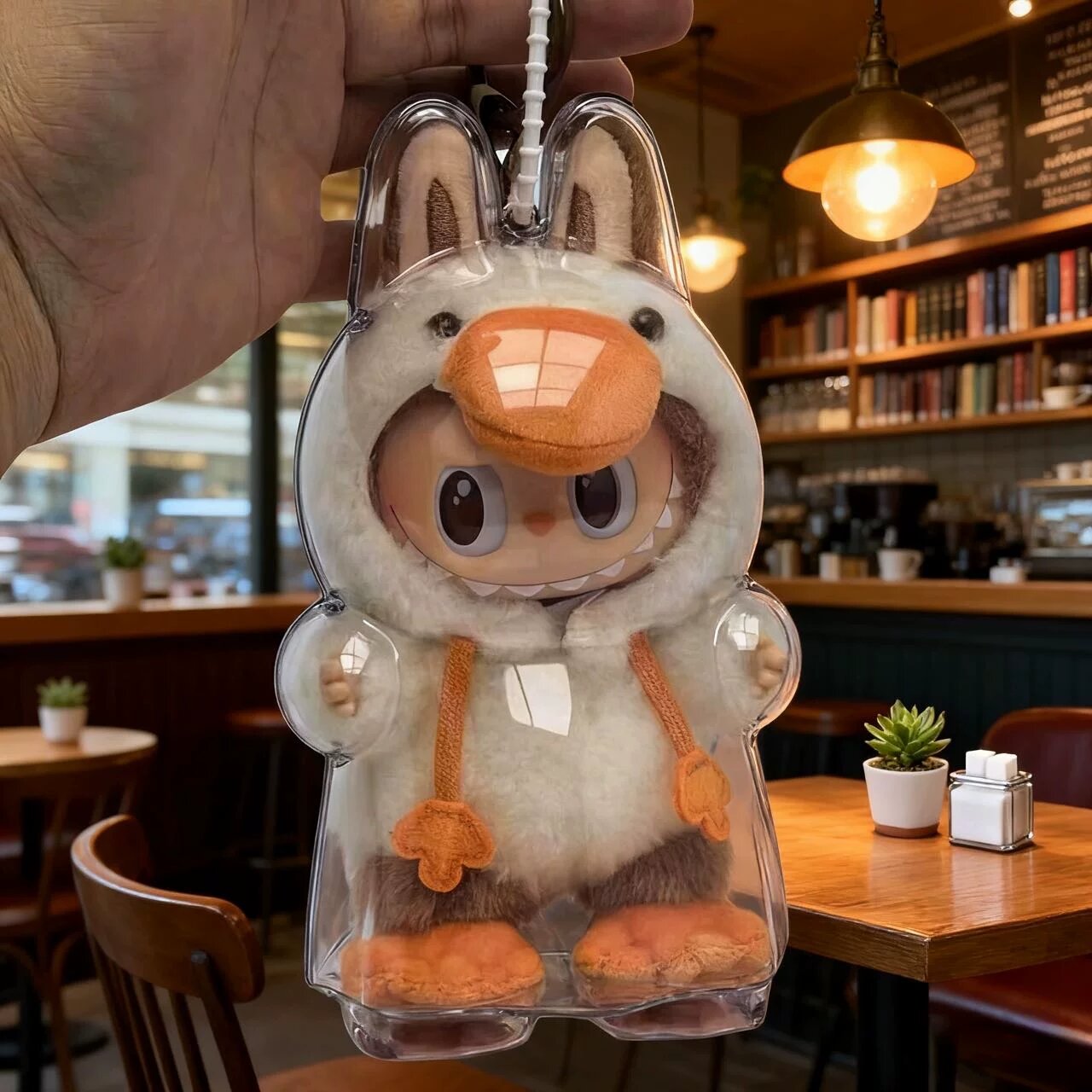Защитный чехол серии Labubu 4.0 Heart Code подходит для защиты от пыли для фигурок Labubu от Bubble Mart. Лесная сказка