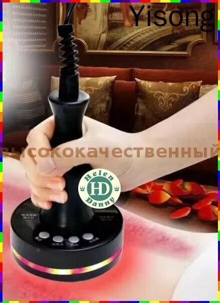 Аппарат для лимфодренажного массажа SPIDER (паук) с горячим вакуумом, скалкой, баночным и гуа-ша массажем для тела