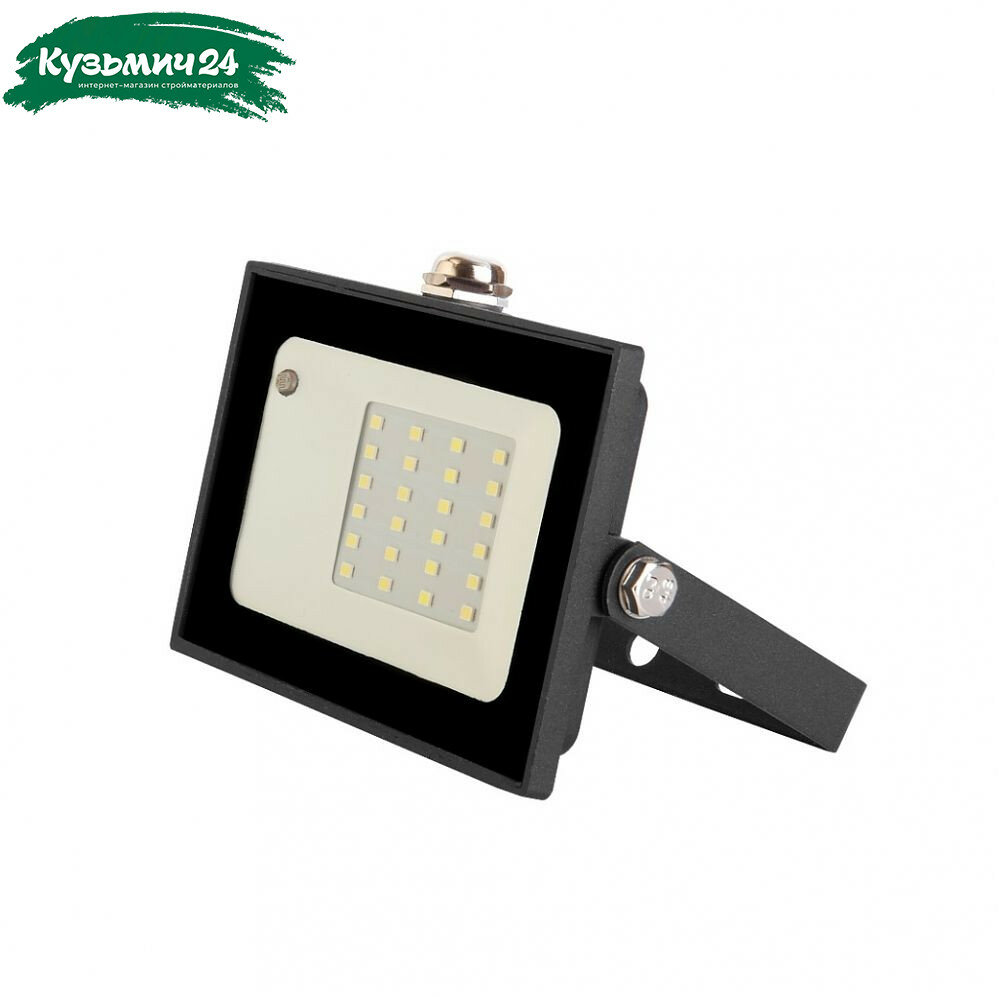 Прожектор светодиодный General GTAB-30-IP65-6500-S, 30 Вт, 6500К, IP65, датчик движения, черный