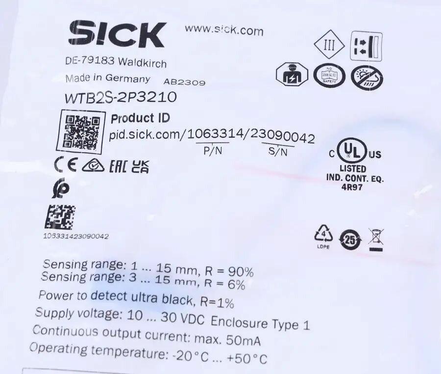 Модуль SICK WTB2S-2P3210 — фото 1