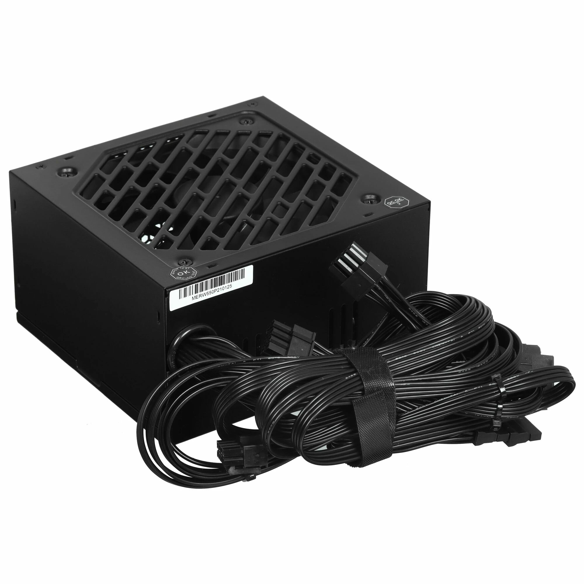 Блок питания Accord ACC-W550P 80 Plus Standart (ACC-W550P) черный - ATX 20+4 пин, 4 pin + 4 pin CPU, 6 SATA, 2 x 6+2 pin PCI-E