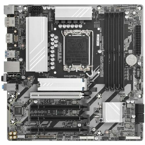 Материнская плата GIGABYTE B860M DS3H WIFI6E - LGA 1851, Intel B860, 4xDDR5-6400 МГц, 1xPCI-Ex16, 2xM.2, Micro-ATX