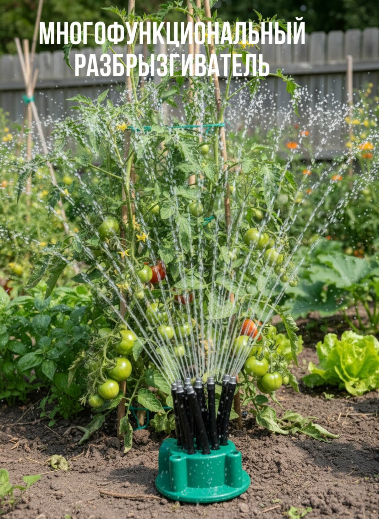 Разбрызгиватель дождеватель, автополив