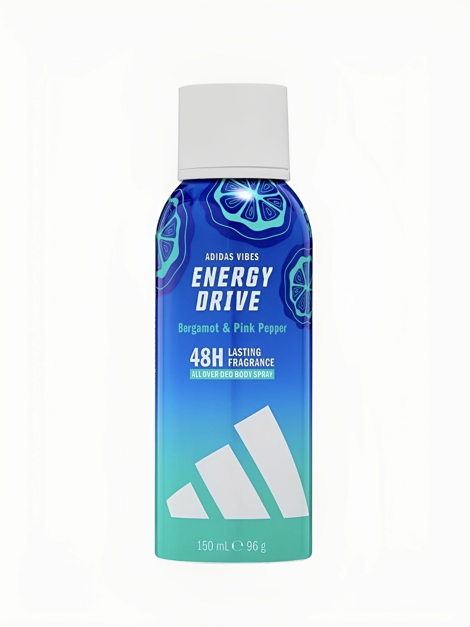 Дезодорант спрей ADIDAS vibes happy feels all over deo, 150 мл. Бергамот&розовый перец.