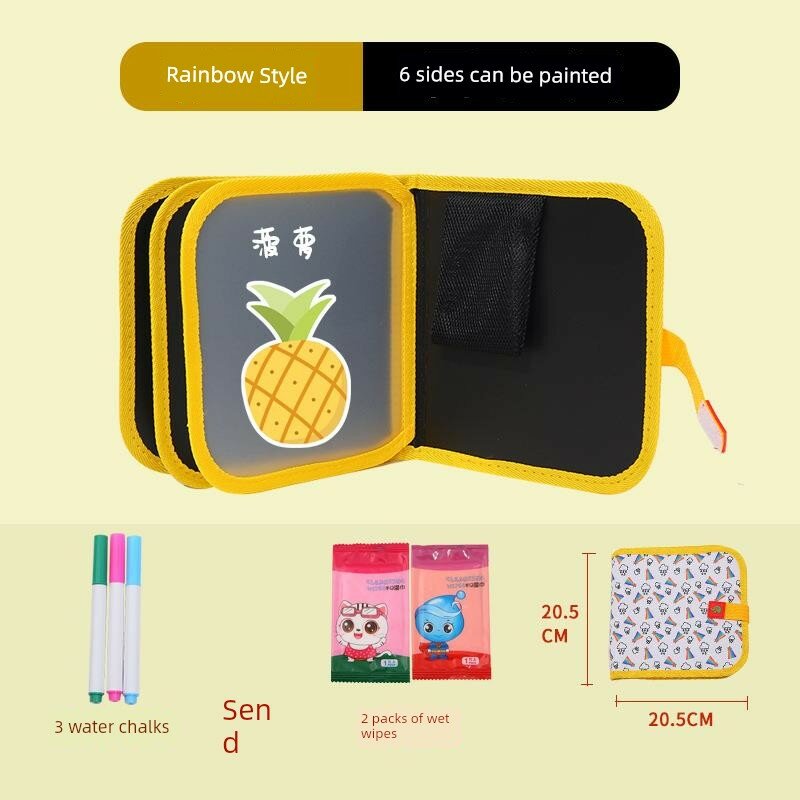 Портативная игрушка-доска для рисования для убивания времени в скоростных поездах, позволяет рисовать, писать и