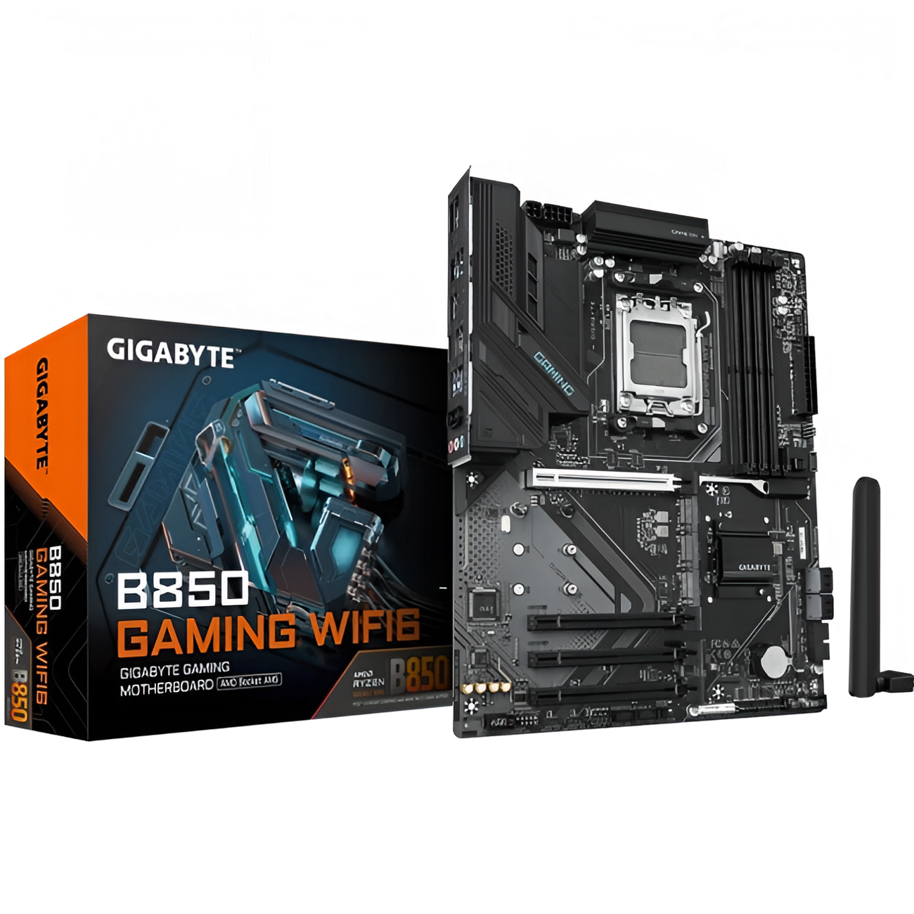 Материнская плата GIGABYTE B850 GAMING WIFI6 (AM5/AMD B850/4xDDR5/4xPCI-Ex16/3xM.2/SB7.1/Wi-Fi/BT/GLAN/DP/HDMI/ATX)